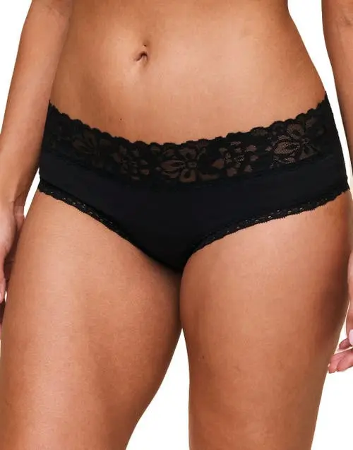 ADORE ME Miley Hipster Panties - Black