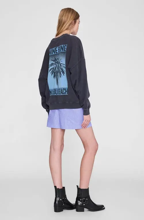 ANINE BING Miles Palm Sweatshirt