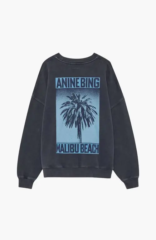 ANINE BING Miles Palm Sweatshirt