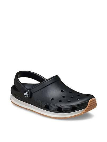 Pink Crocs Retro Runner Clog - Black
