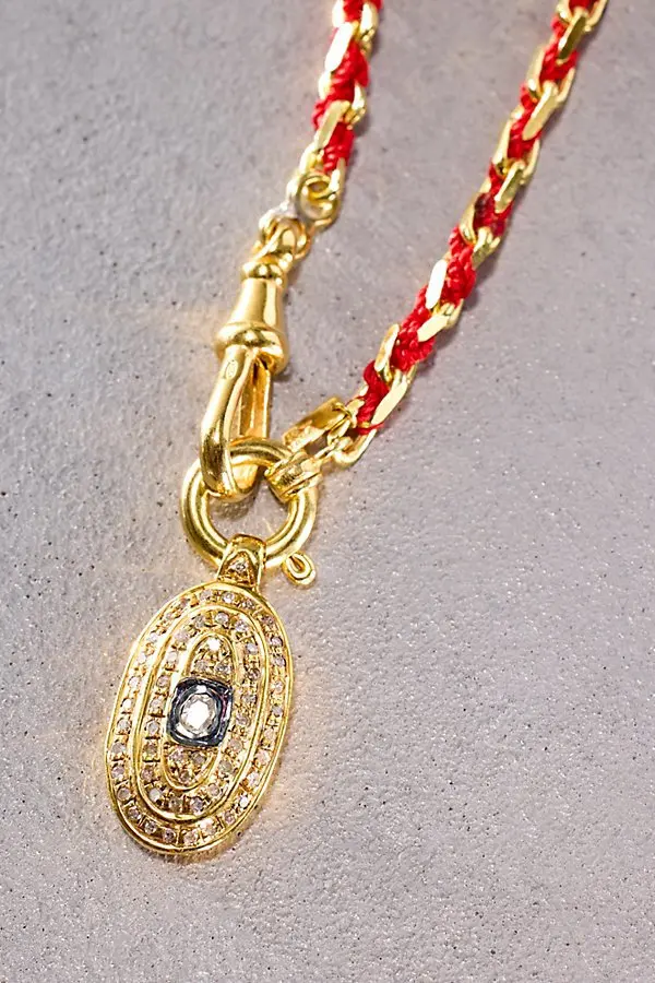 Free People Marie Laure Chamorel N° 951 Necklace With Polki Diamond