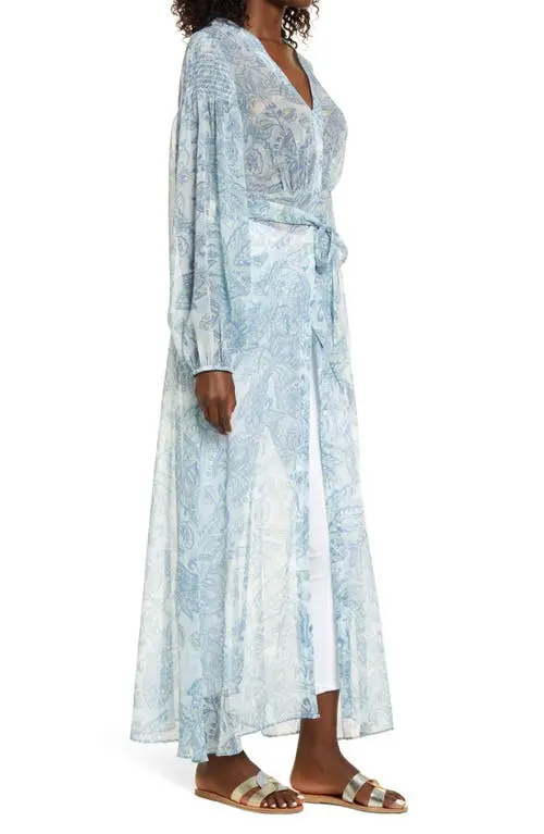 Guess Bre Long Sleeve Maxi Dress