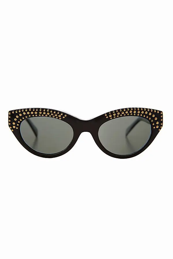 SUNGLASS MUSEUM Vintage Monique Sunglasses Selected By - Black