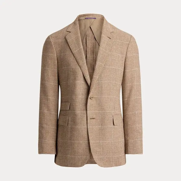 Ralph Lauren Kent Hand-tailored Plaid Sport Coat - Brown
