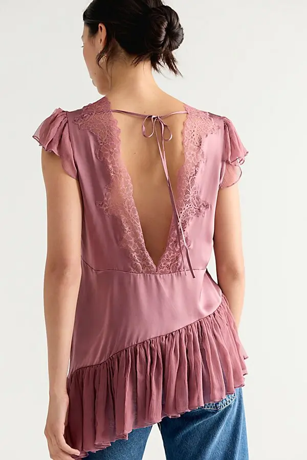 MES DEMOISELLES Sibilla Silk Top
