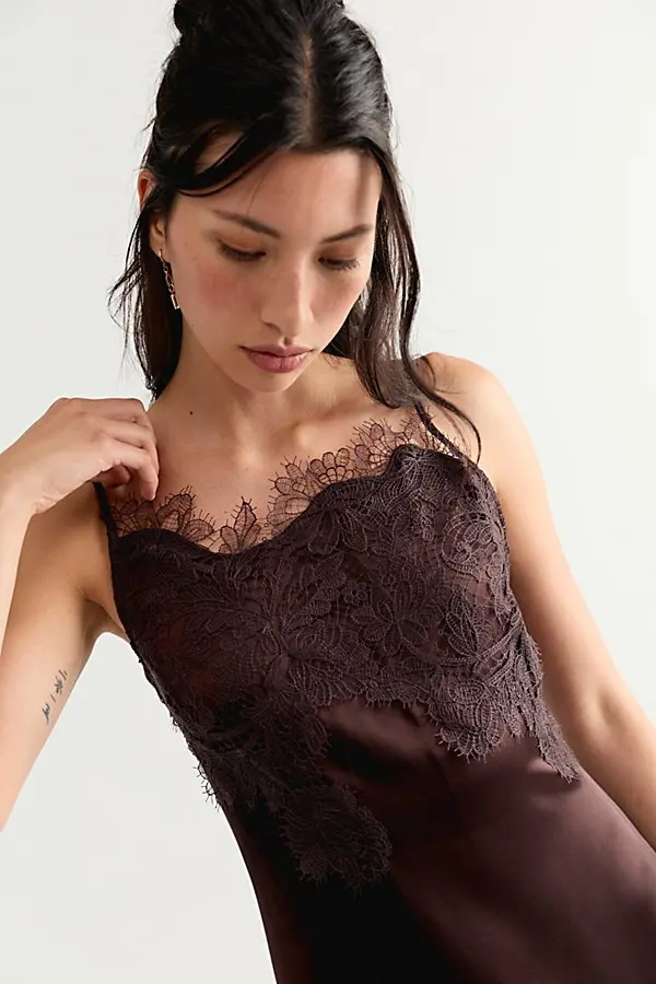 Shona Joy Lucia Lace Midi Dress