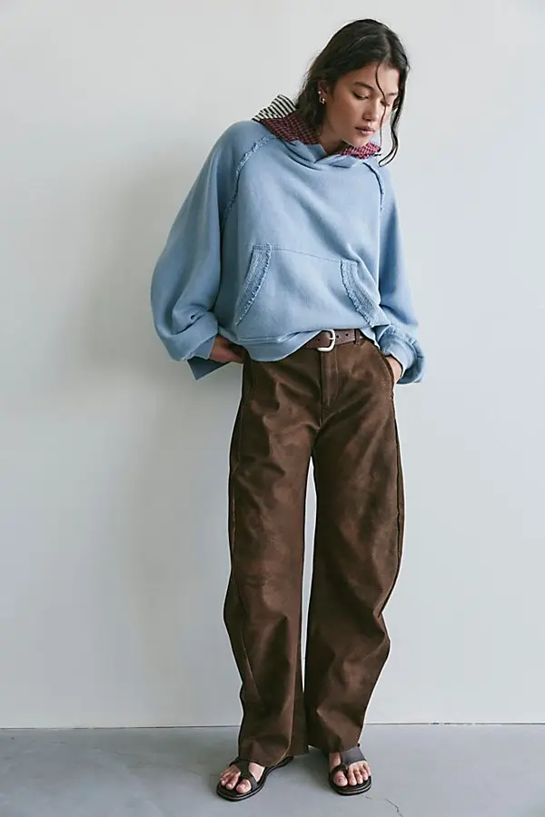Free People We The Free Oversized Paneled Hoodie