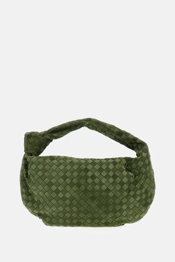 Bottega Veneta Jodie Bag In Intrecciato Leather - Green