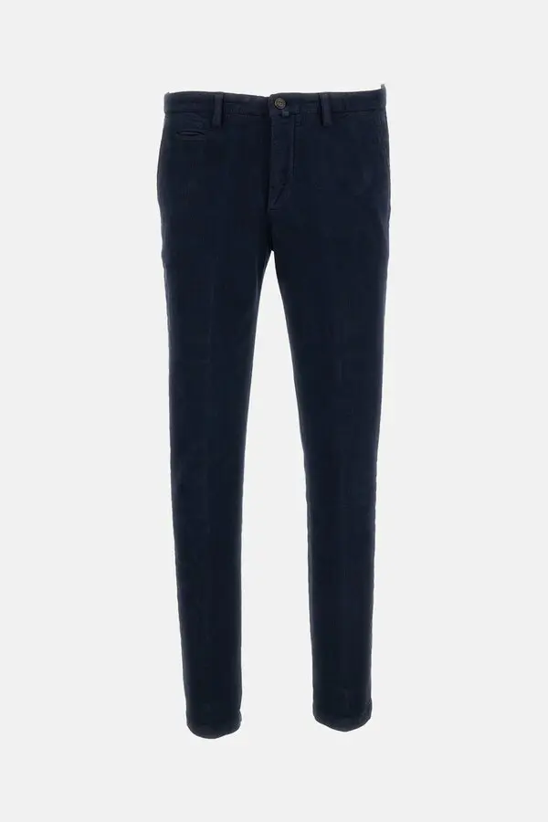 BRIGLIA 1949 Twill Trousers - Blu