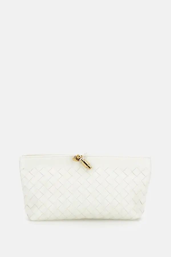 Bottega Veneta Andiamo Boat Bag - White