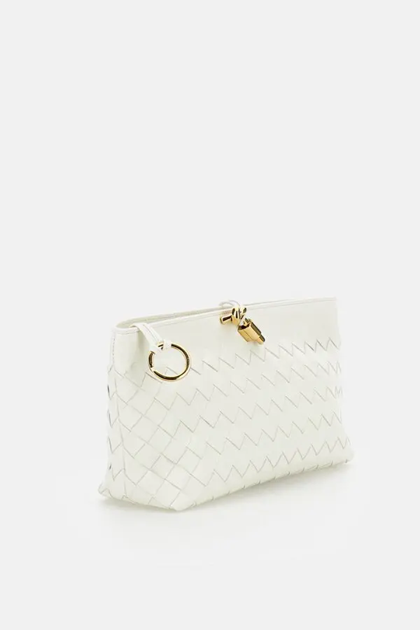 Bottega Veneta Andiamo Boat Bag - White
