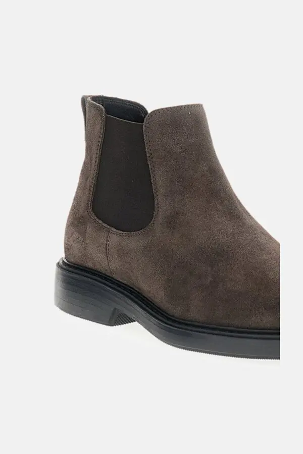 Hogan H704 Chelsea Ankle Boots In Suede