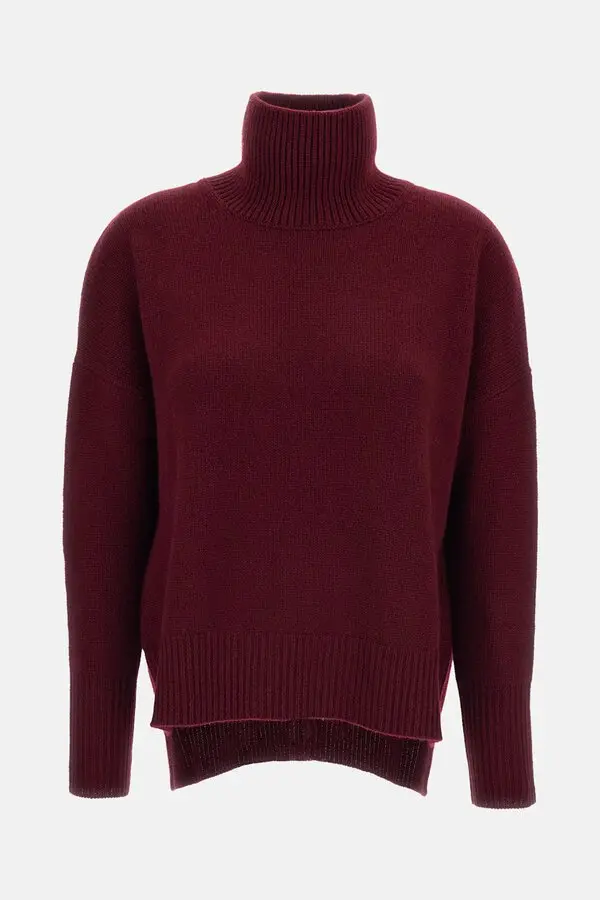LISA YANG Heidi Turtleneck Sweater - Red