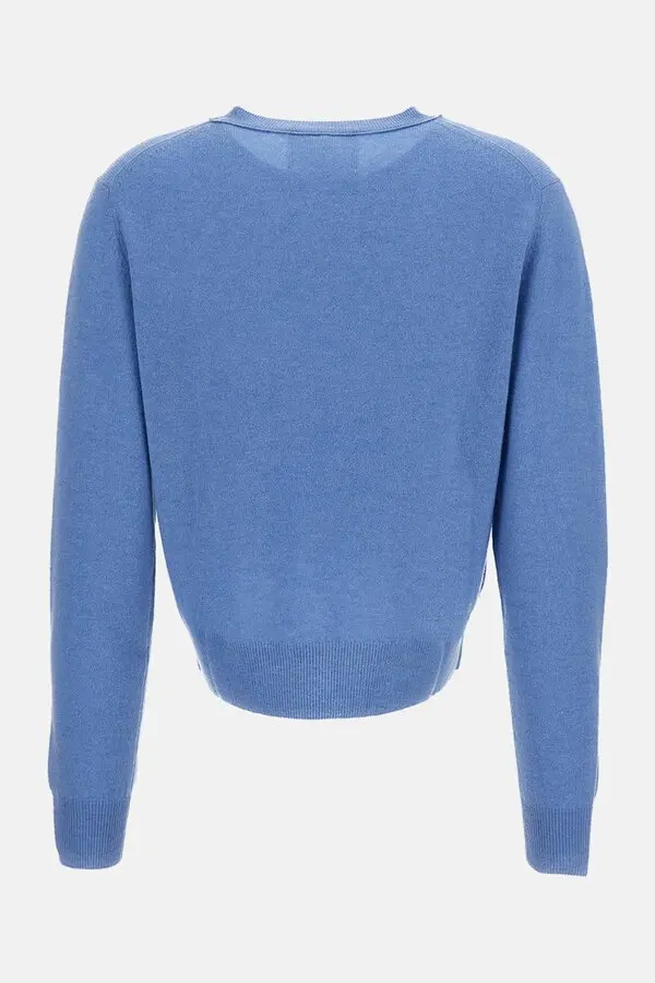 LISA YANG Greer Knit Sweater - Sky Blue