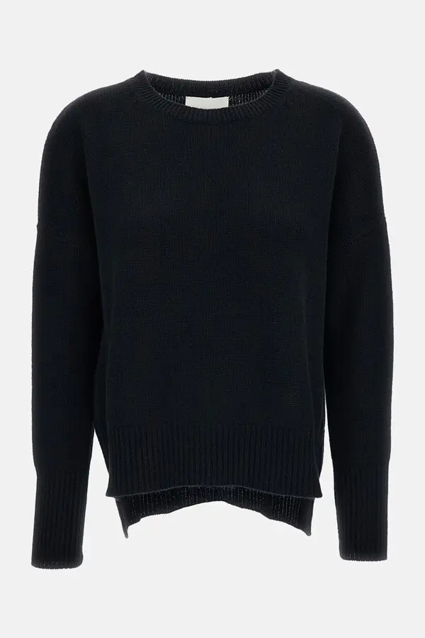 LISA YANG Mila Cashmere Crewneck Sweater - Nero
