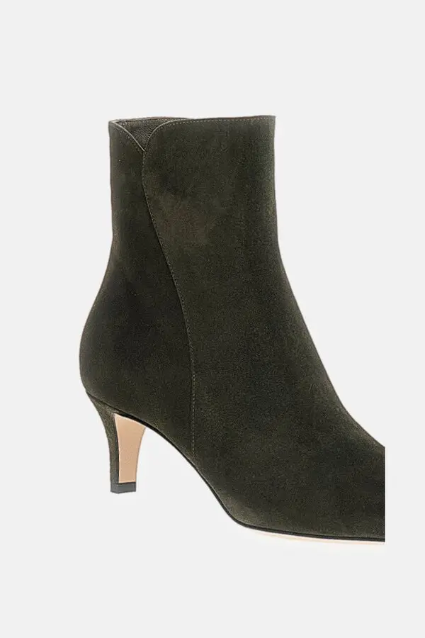 GIANVITO ROSSI Levy Suede Ankle Boots - Verde