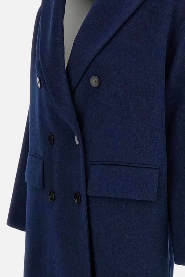 Alberto Biani Double-breasted Wool Coat