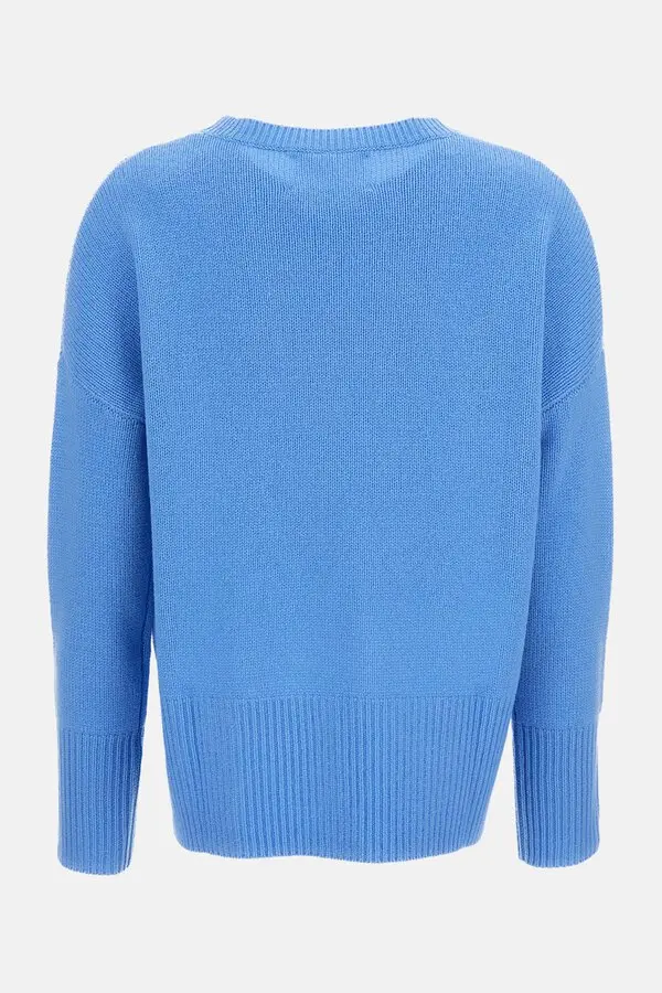 LISA YANG Mila Crew Neck Sweater - Azzurro