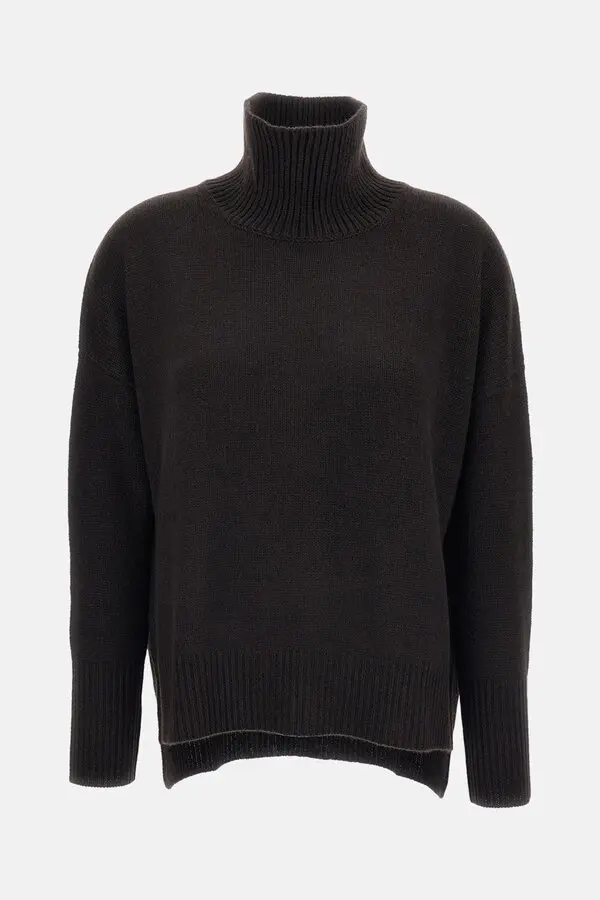 LISA YANG Heidi Turtleneck Sweater In Pure Cashmere - Brown
