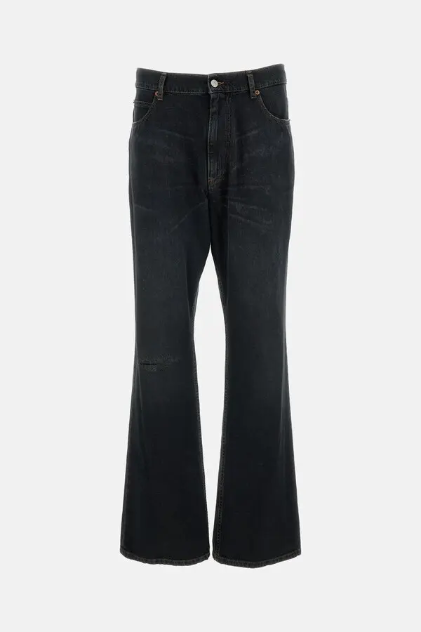 MAISON MARGIELA Distressed Straight-leg Jeans