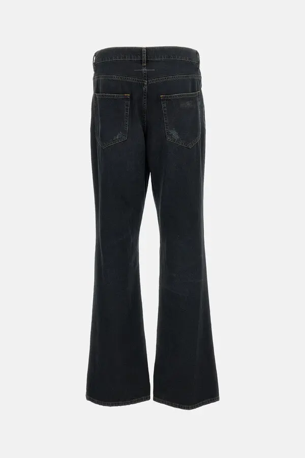MAISON MARGIELA Distressed Straight-leg Jeans