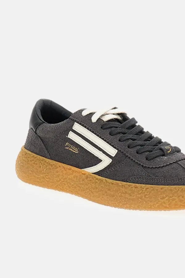 PURAAI Vintage Sneakers In Vegan Leather - Grey