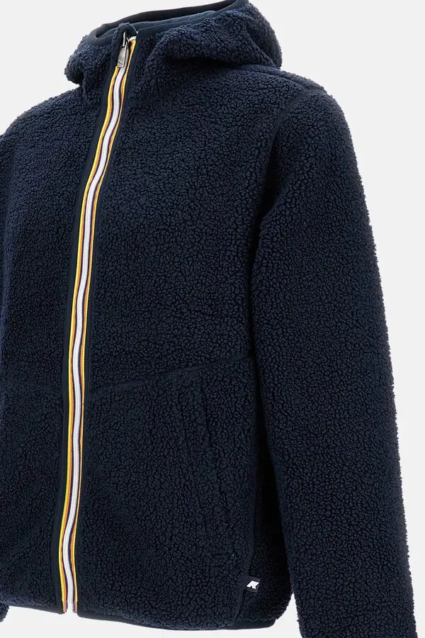 K-WAY Reversible Sherpa Fleece Jacket - Blue