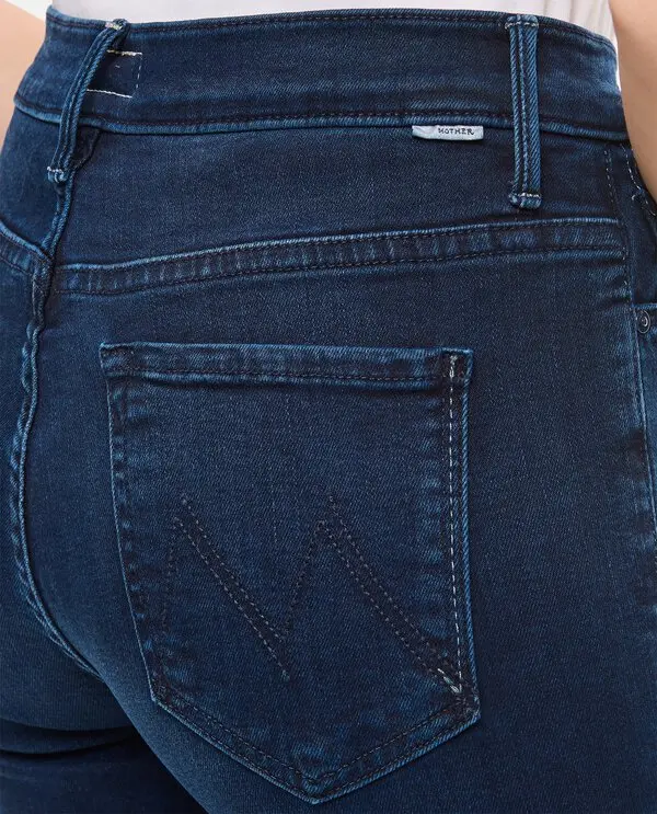MOTHER The Weekender Fray Denim - Blue