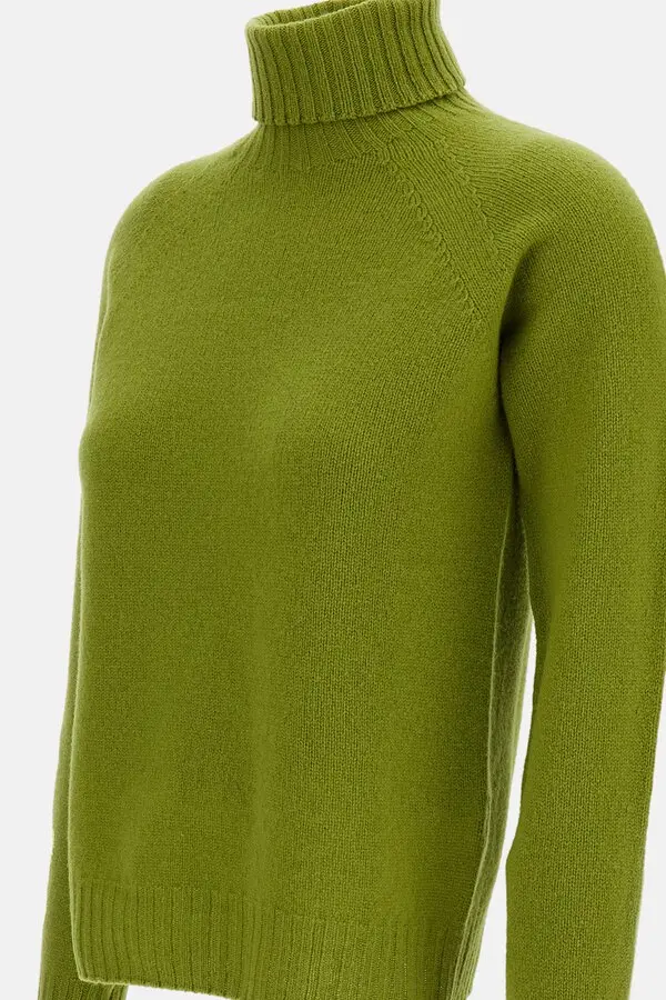 DRUMOHR Brushed Wool Turtleneck Sweater