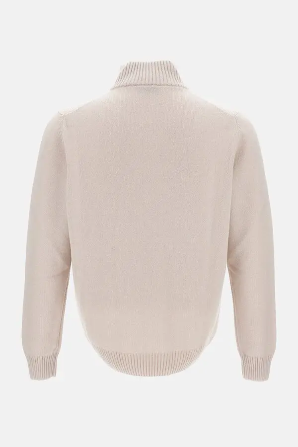 GRAN SASSO Zip-up Turtleneck Sweater