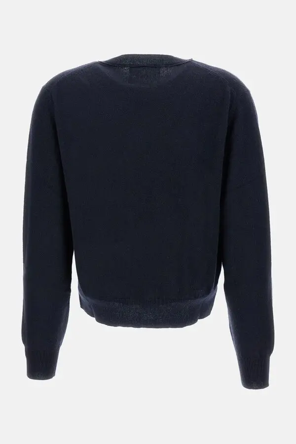 LISA YANG Rib-knit Cashmere Sweater With Crew Neck And Drop Shoulders