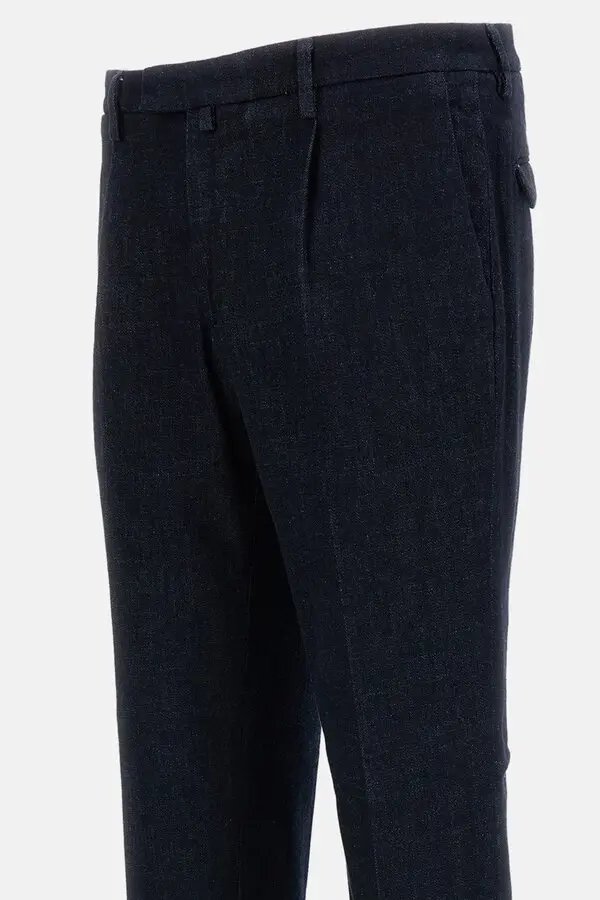BRIGLIA 1949 Denim Cotton Trousers
