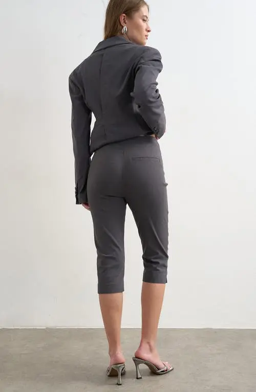 Topshop Bengaline Capri Pants