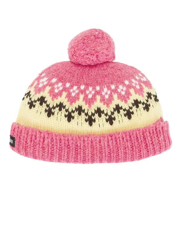 Miu Miu Wool Fairisle Beanie
