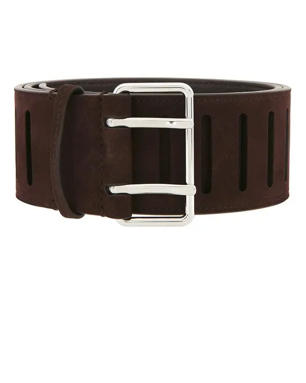 Alaïa AlaΪa Rectangular Large Belt - Bordeaux