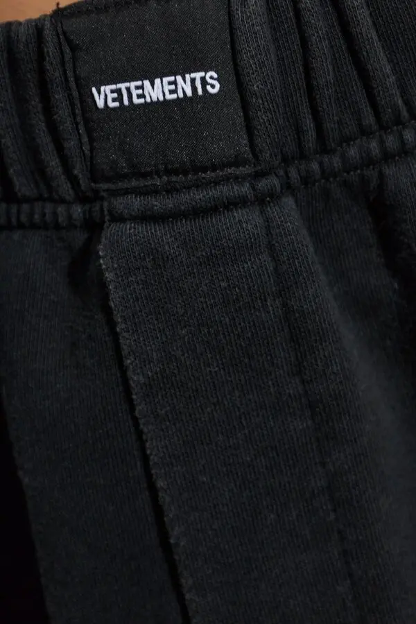 Vetements Sweatpants With Raw-edge Legs