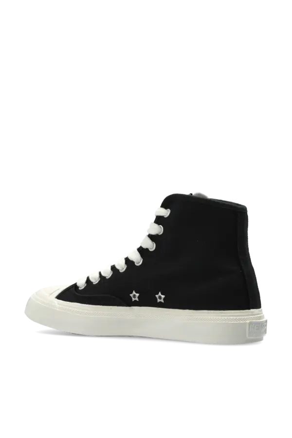 Kenzo Hoshi High Top Sneakers With Floral Embroidery