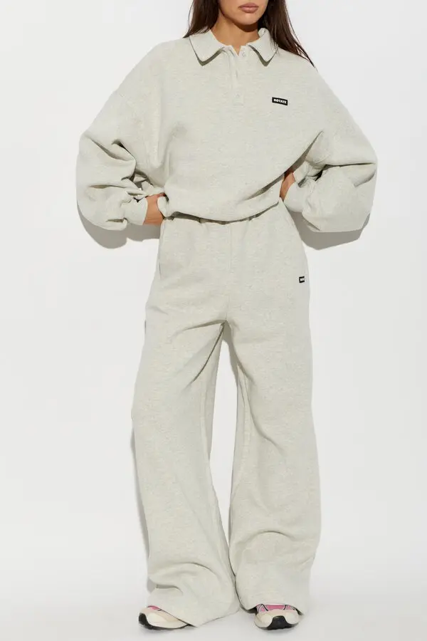 ROTATE BY BIRGER CHRISTENSEN Polo Shirt With Logo Patch