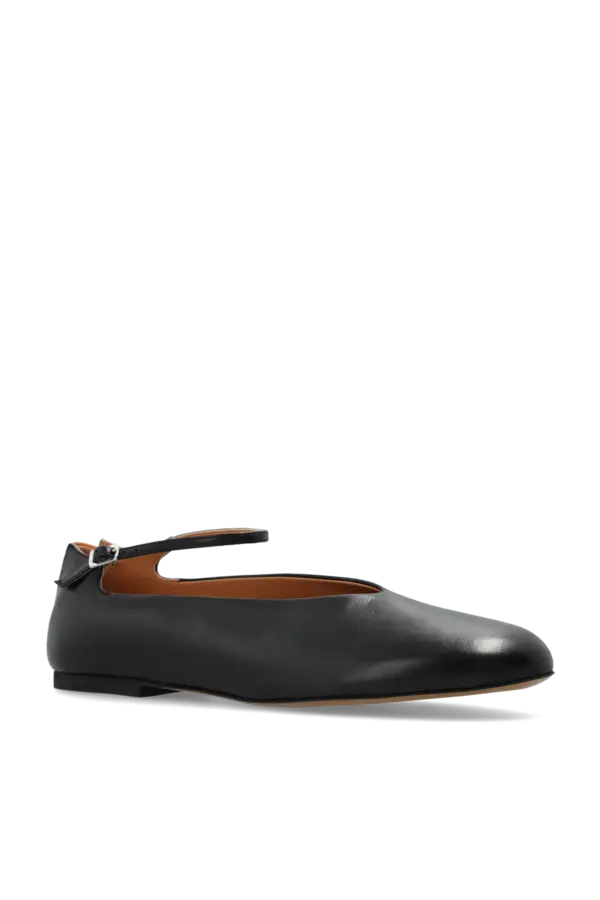 JIL SANDER Leather Ballet Flats