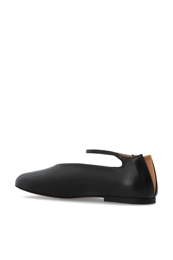 JIL SANDER Leather Ballet Flats