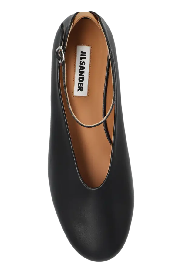JIL SANDER Leather Ballet Flats