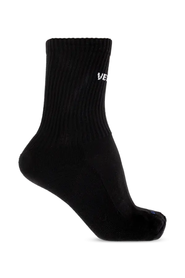 Vetements Cotton Socks With Logo