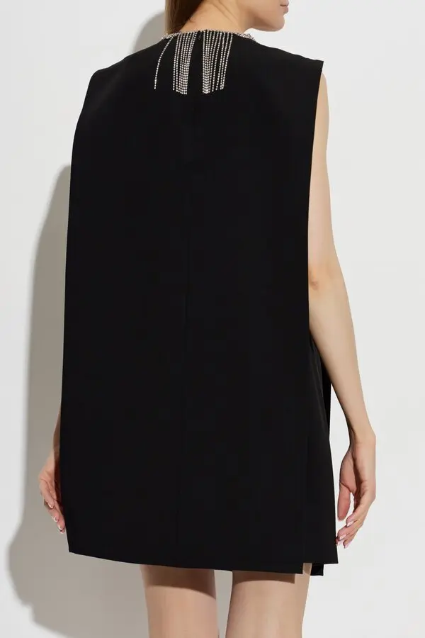 Sportmax Festoso Crystal Embellished Sleeveless Mini Dress