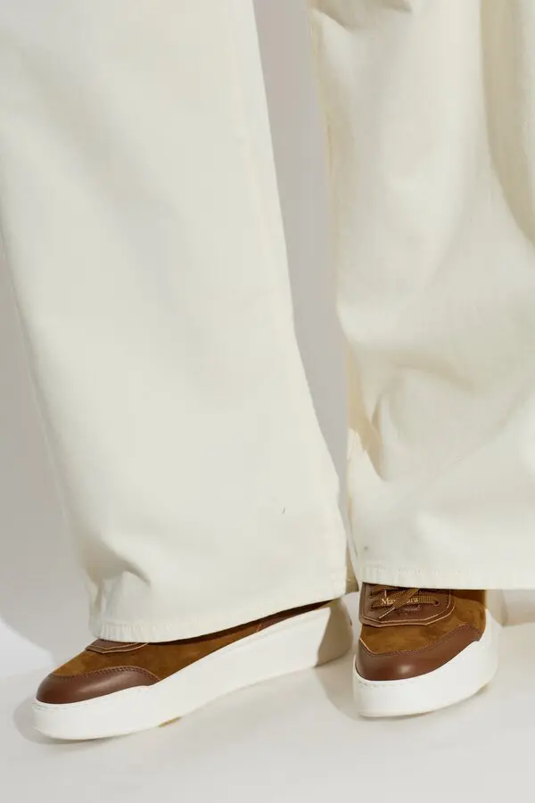 Max Mara Suede Sports Shoes