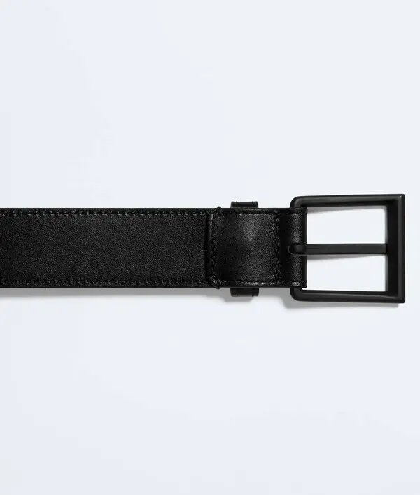 Bottega Veneta Intrecciato Piccolo Calfskin Leather Belt