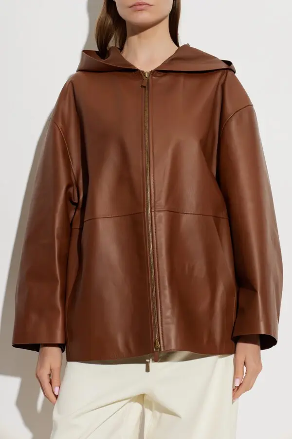Max Mara Leather Jacket 'acinoso