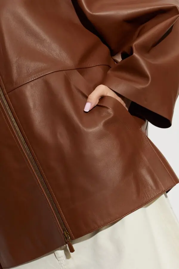 Max Mara Leather Jacket 'acinoso