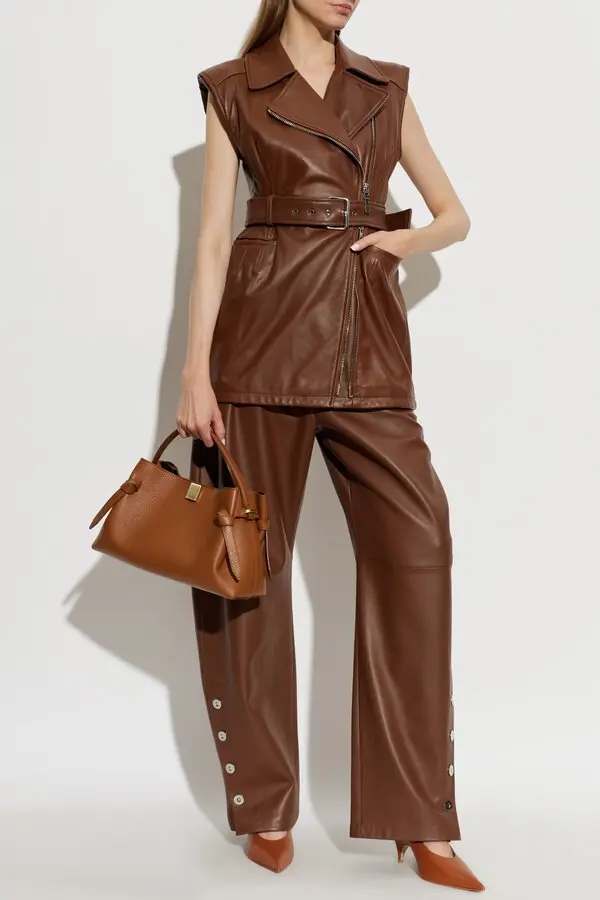 Sportmax Favella' Leather Vest