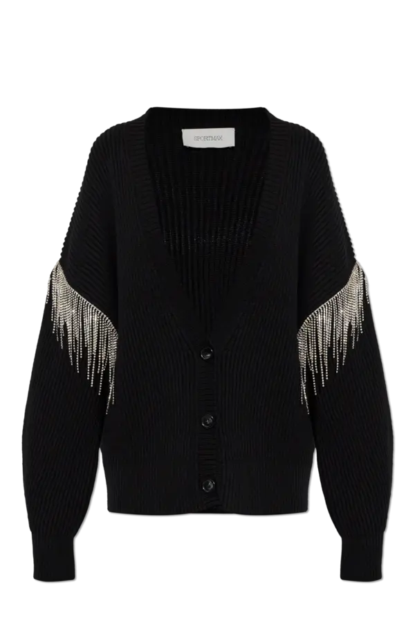 Sportmax Wool Cardigan ‘pagine - Black