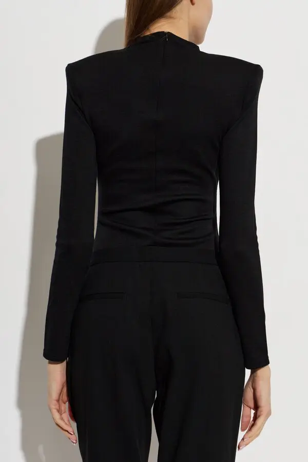 JIL SANDER Wool Bodysuit With Long Sleeves